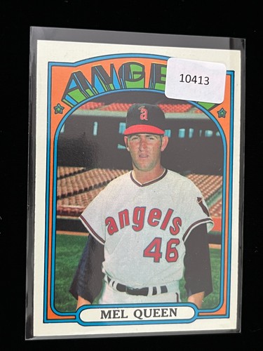 MEL QUEEN Angels 1972 TOPPS Baseball Card #196 | eBay