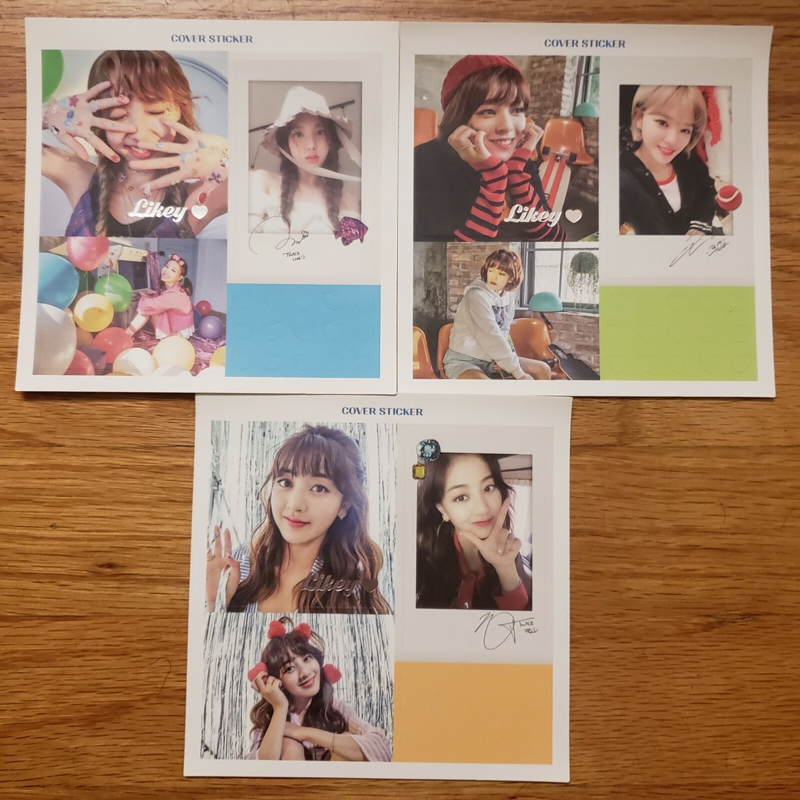 TWICE TWICETAGRAM ALBUM COVER STICKER [NAYEON/JEONGYEON/JIHYO] | eBay