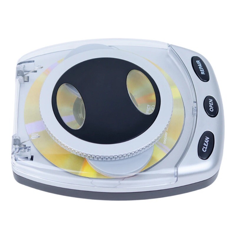 CD/DVD Disc Cleaning Machine Electric Automatic Scar Repair Device Disc ...