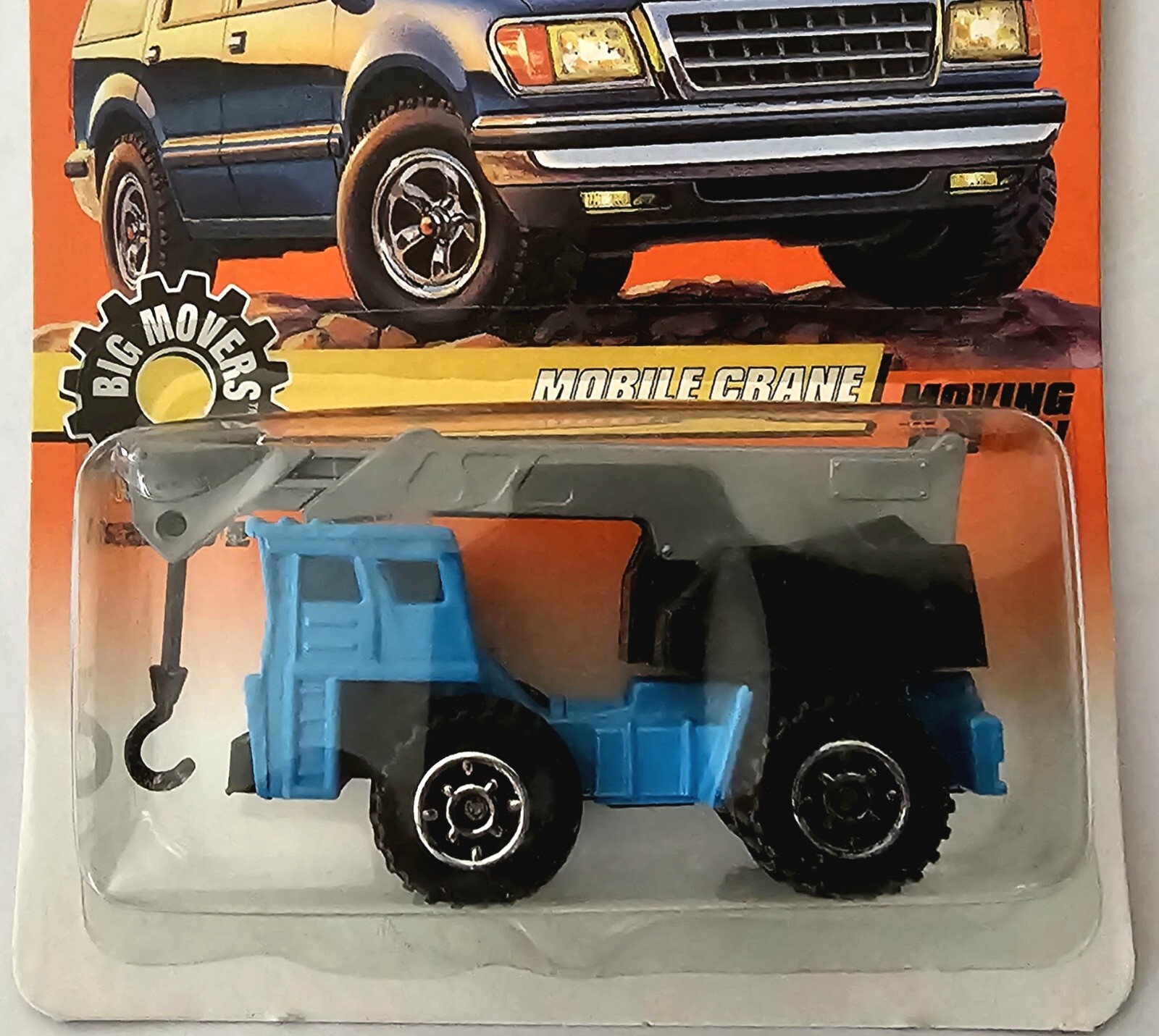 Matchbox Mobile Crane Blue 1:90 Scale Big Movers Series #2 - 1998 L25 ...