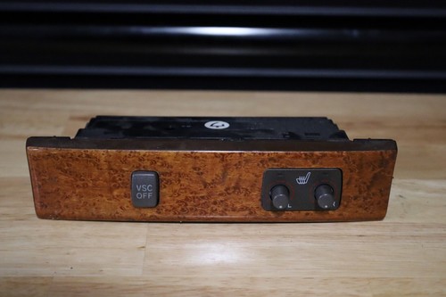 OEM 2001 - 2006 Lexus LS430 Front Center Heated Seat VSC Switch Wooden ...