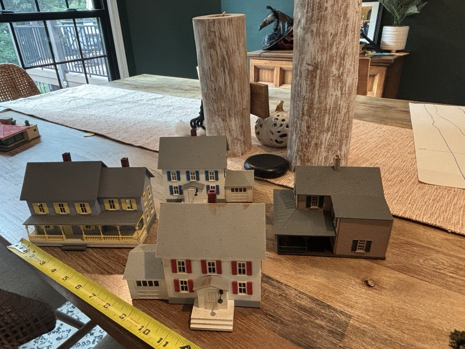 HO Scale Model Buildings Set for Model Train Layouts | eBay