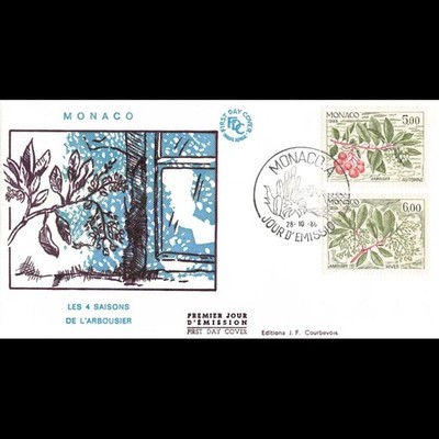 FDC - Les 4 saisons de l'Arbousier (2 env.), oblit PJ 28/10/86 | eBay