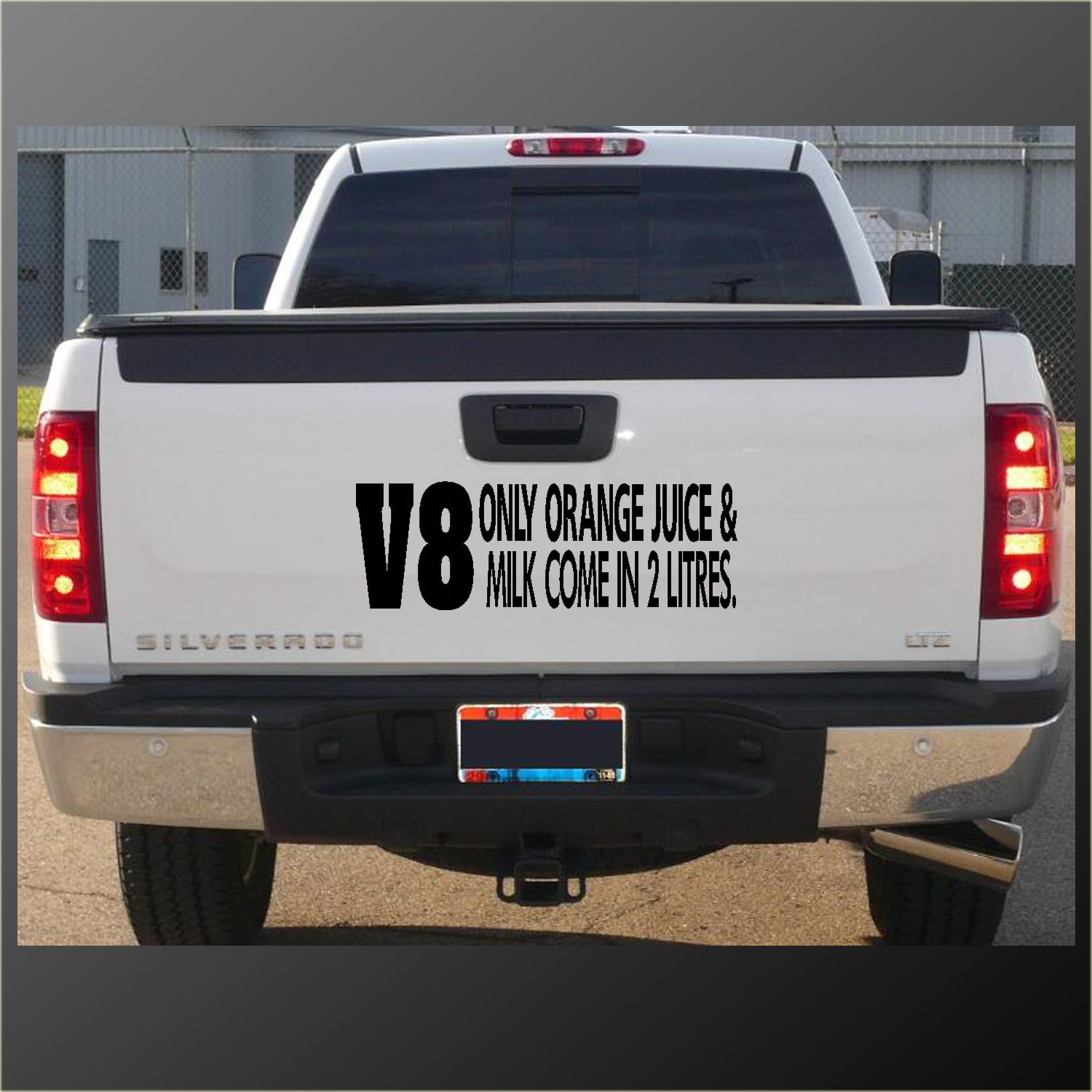 V8 sticker juice and milk come in 2 litres sticker , decal | eBay UK