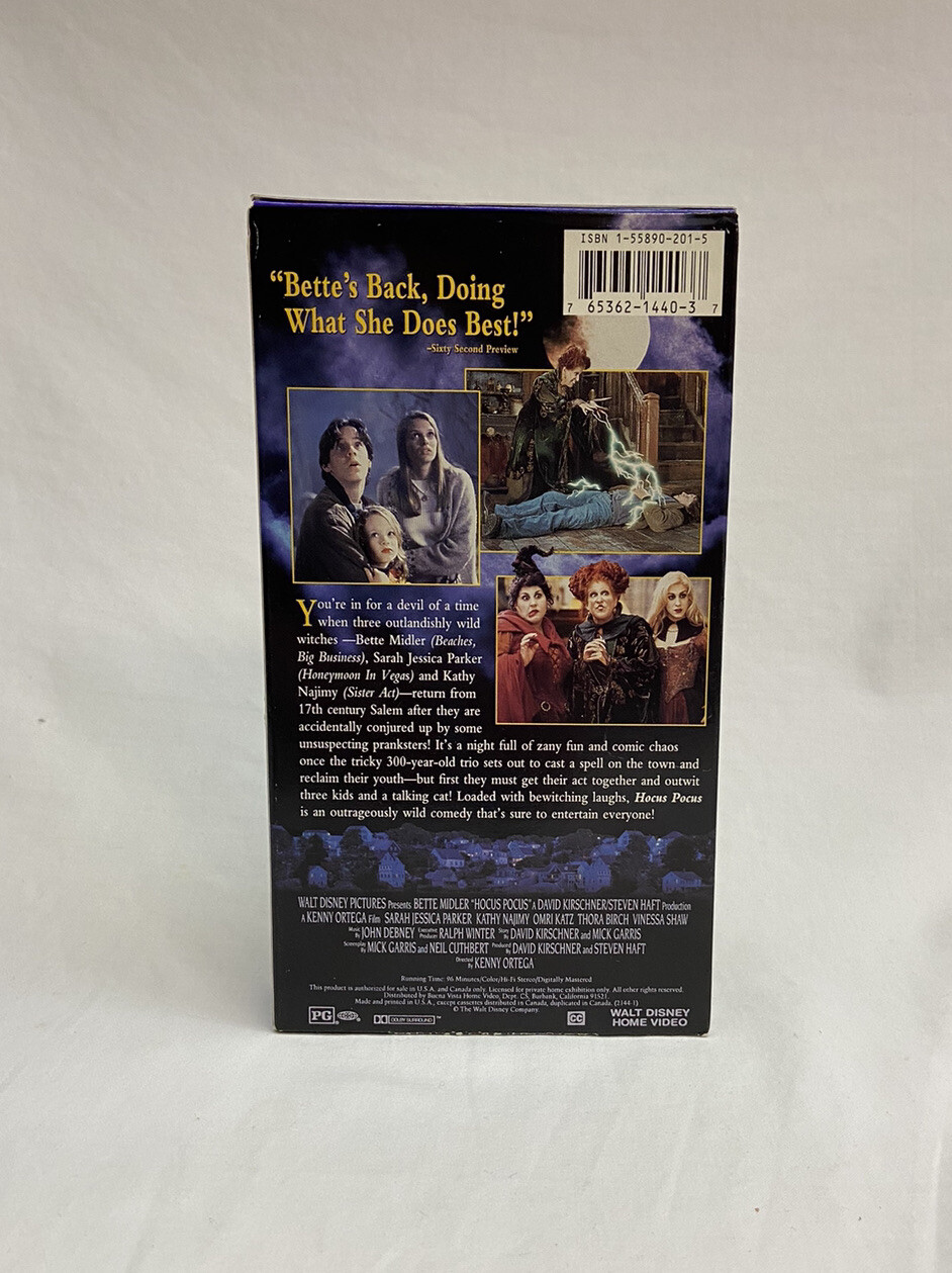 Hocus Pocus (VHS, 1994) for sale online | eBay