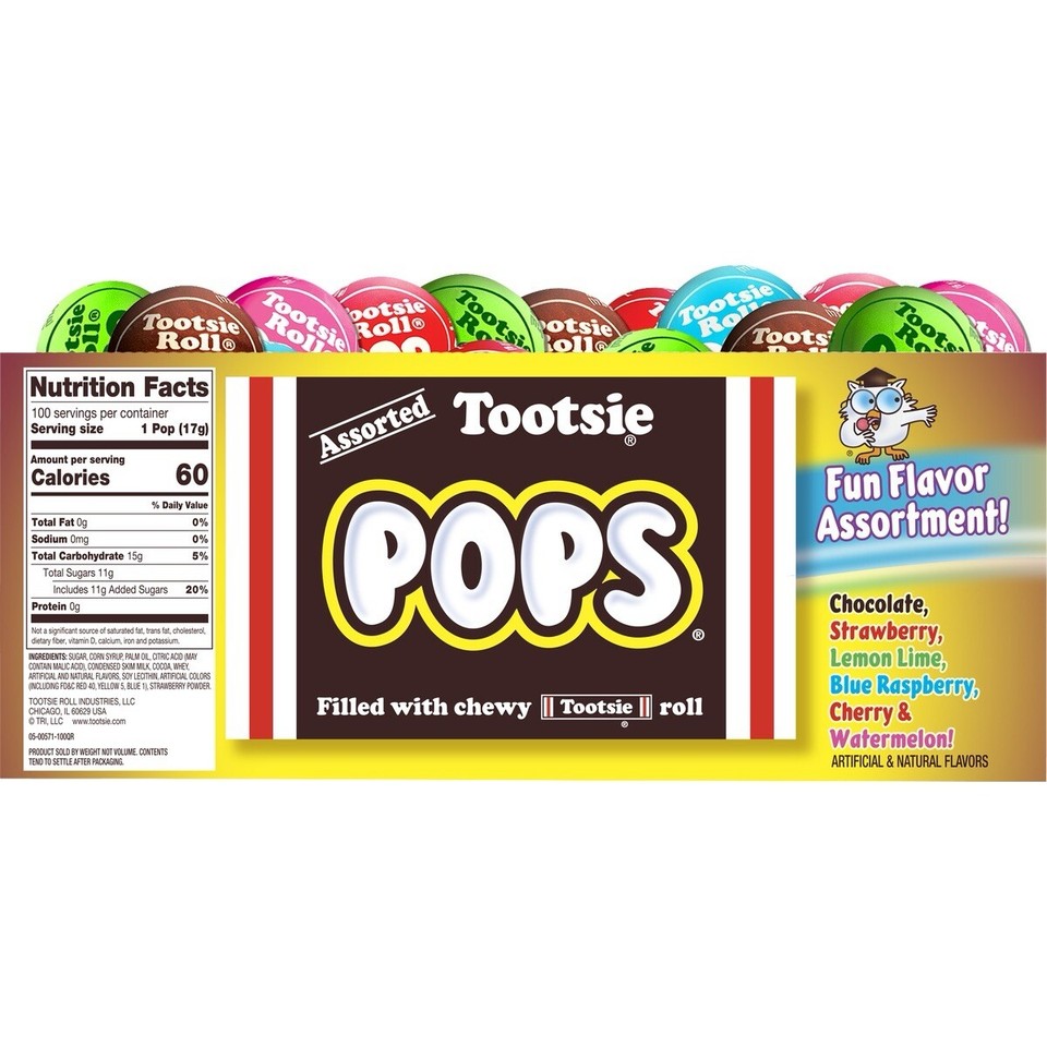 Tootsie Pops, Variety Pack, Kosher Lollipops 100 ct | eBay