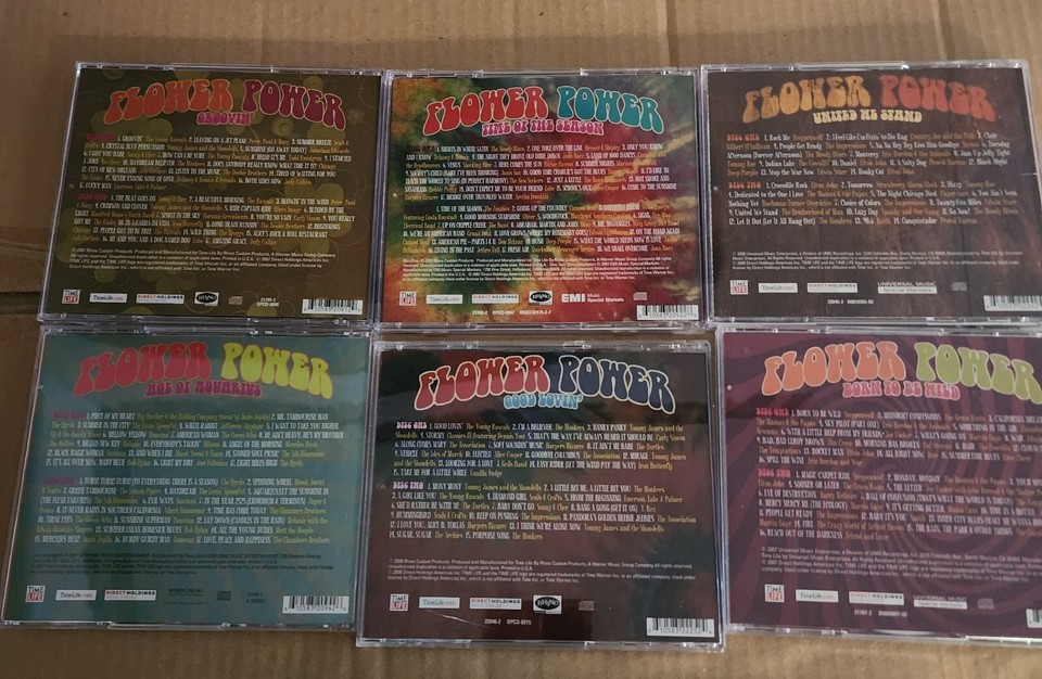Flower Power The Music Of The Love Generation Time Life 12 CD Set Used ...