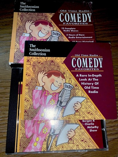 OLD TIME RADIO Comedy & Laughter Smithsonian 4 CD Box Set 12 Shows Book ...
