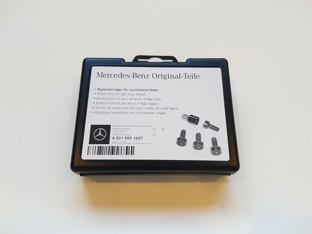 Mercedes-Benz M14 x 1.5 x 27 Rim Locks (A0019901607) for C-Class (2008 ...