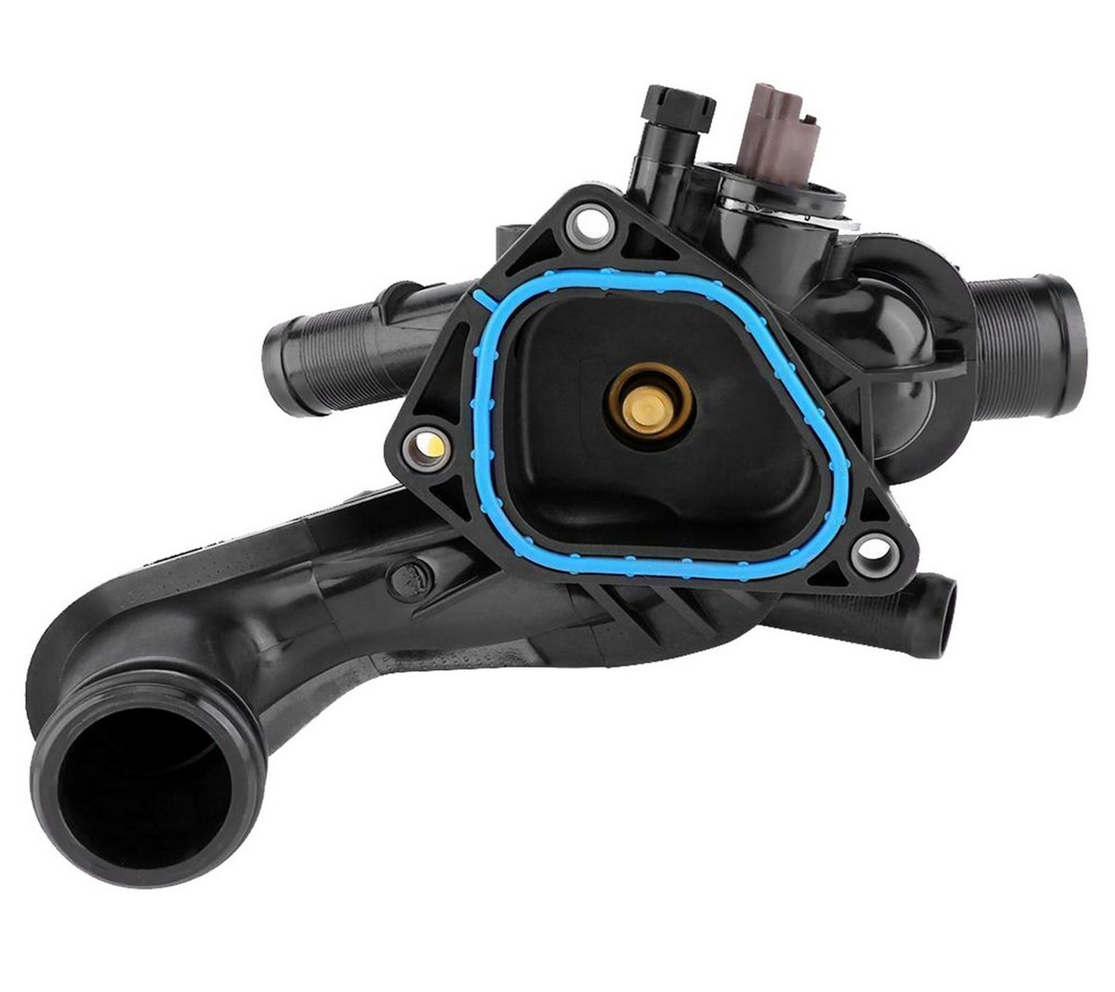 THERMOSTAT HOUSING WITH SENSOR FOR PEUGEOT 207 308 3008 5008 RCZ 1.6 ...