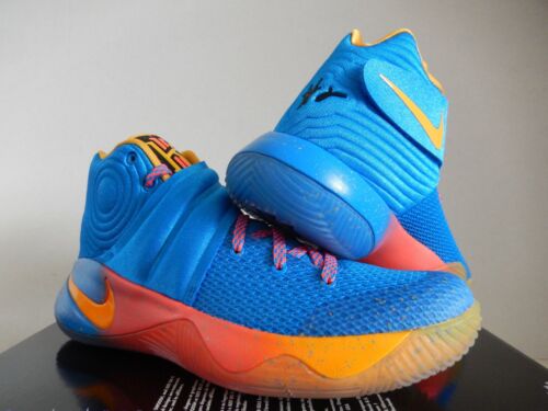 NIKE KYRIE 2 PROMO "EYBL" PHOTO BLUE-UNIV GOLD-BLACK SZ 7.5 RARE ...