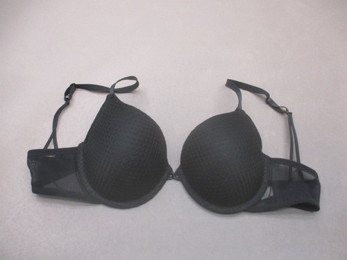 36C XHILARATION Womens Black Lined Underwire Back Closure Adjustable ...
