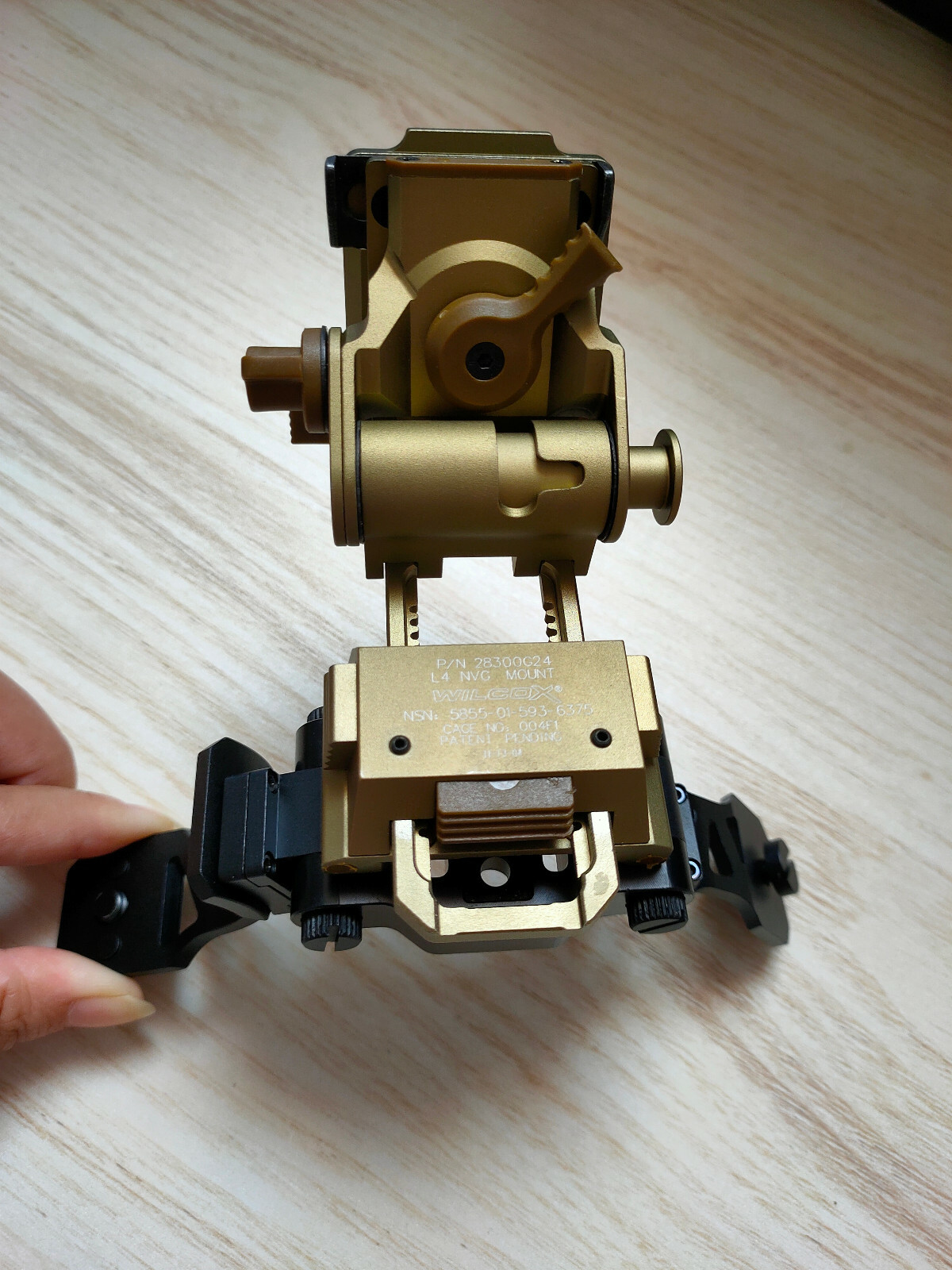 Tactical Metal L4G24 Helmet Mount + Metal PVS28 Dual J arm for Dual AN ...