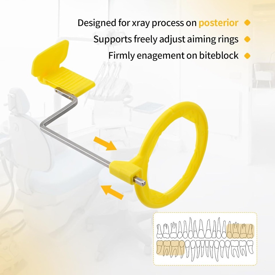 5x Dental X-Ray Xray Bitewing/Anterior/Posterior Arms Kit Positioner ...