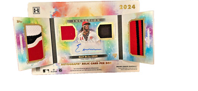 2024 TOPPS INCEPTION ELLY DE LA CRUZ ROOKIE AUTO PATCH BOOKLET SSP #/5 ...