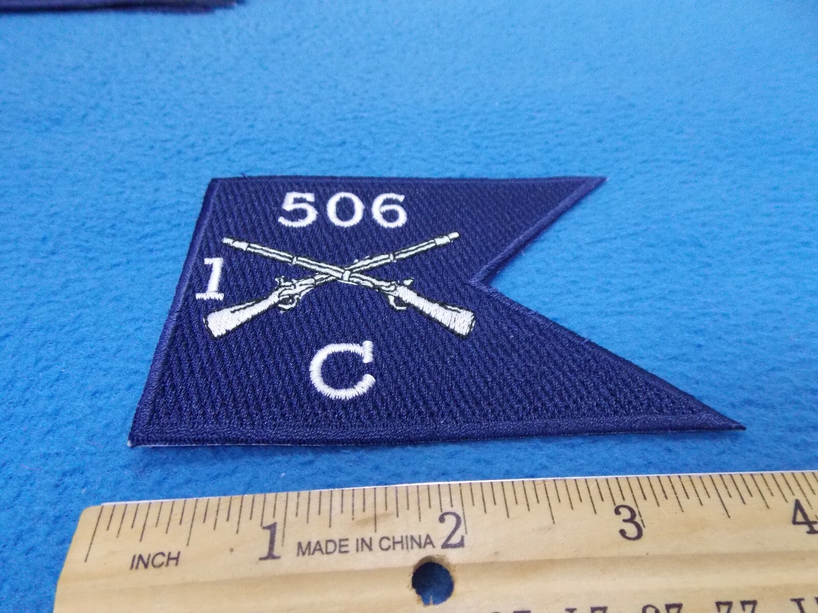 US Army C Co 1ST Bn 506TH Infantry Regt 4" Guidon flag patch | eBay