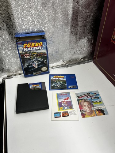Al Unser Jr.'s Turbo Racing (Nintendo NES) *Complete w/ Box and Manual ...