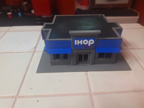 Ho Scale Ihop Style Building Ho Train Building Built Ho Fastfood ...
