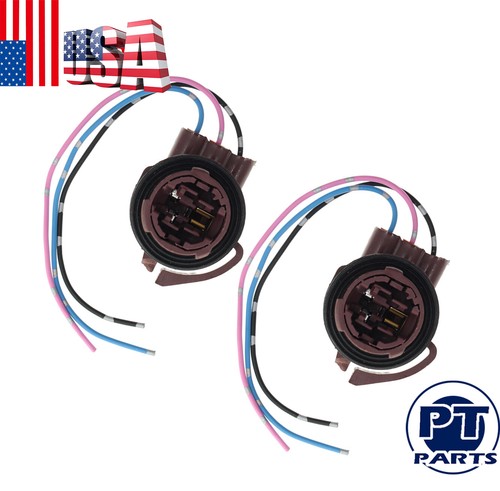 2x Bulb 3 tabs Socket Turn Signal Light Harness Wire Plug Connectors ...