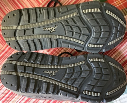 Xelero Matrix Walking Shoes Black X44607B Leather Lace Up Womens Size 8 ...