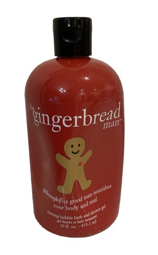 PHILOSOPHY GINGERBREAD MAN SHOWER GEL 16 OZ NEW- SEALED ORIGINAL | eBay