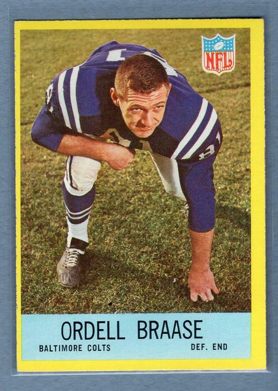 1967 Philadelphia #16 Ordell Braase EX GO73 | eBay