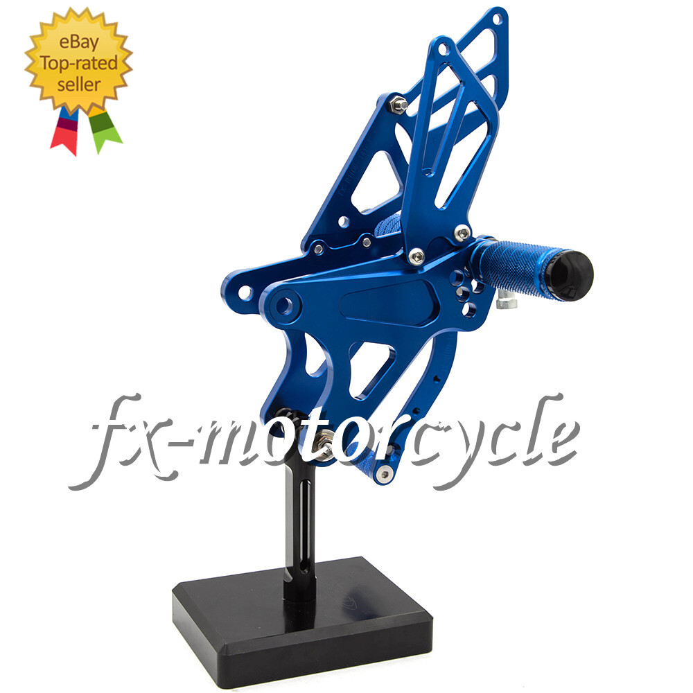 For Yamaha YZF R1 2009 2010 2011 2012 2013 2014 CNC Rearset Footpegs ...