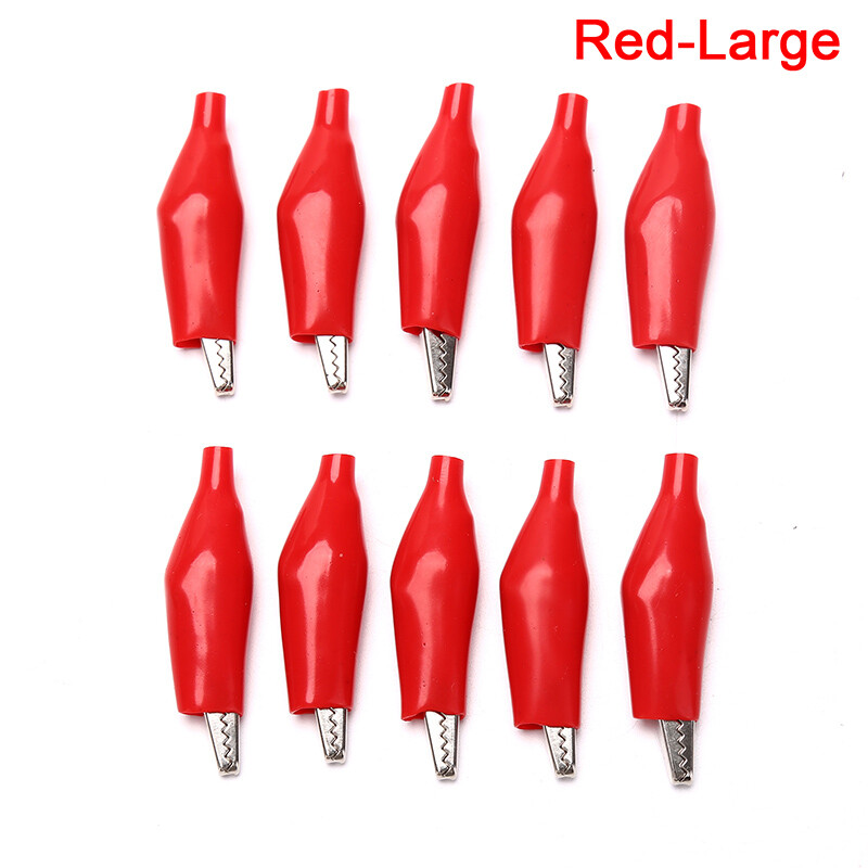 10pcs Metal Alligator Clip Crocodile Electrical Clamp Testing Probe ...