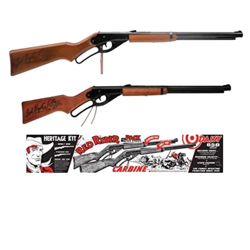2 PACK Daisy Red Ryder Heritage Kit BB Guns .177 Cal Wood Stock Adult ...