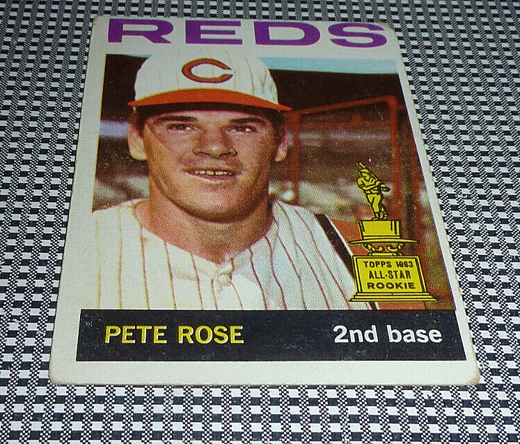 1964 TOPPS PETE ROSE ALL-STAR ROOKIE CUP #125 NOT GRADED | eBay