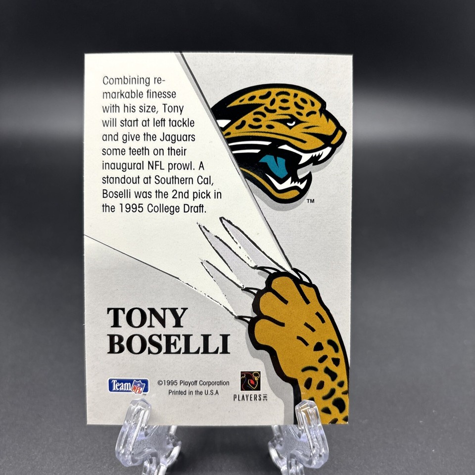 1995 Playoff Tony Boselli Rookie Card NNO R31338 -SAVE EXTRA 30% OFF 6 ...