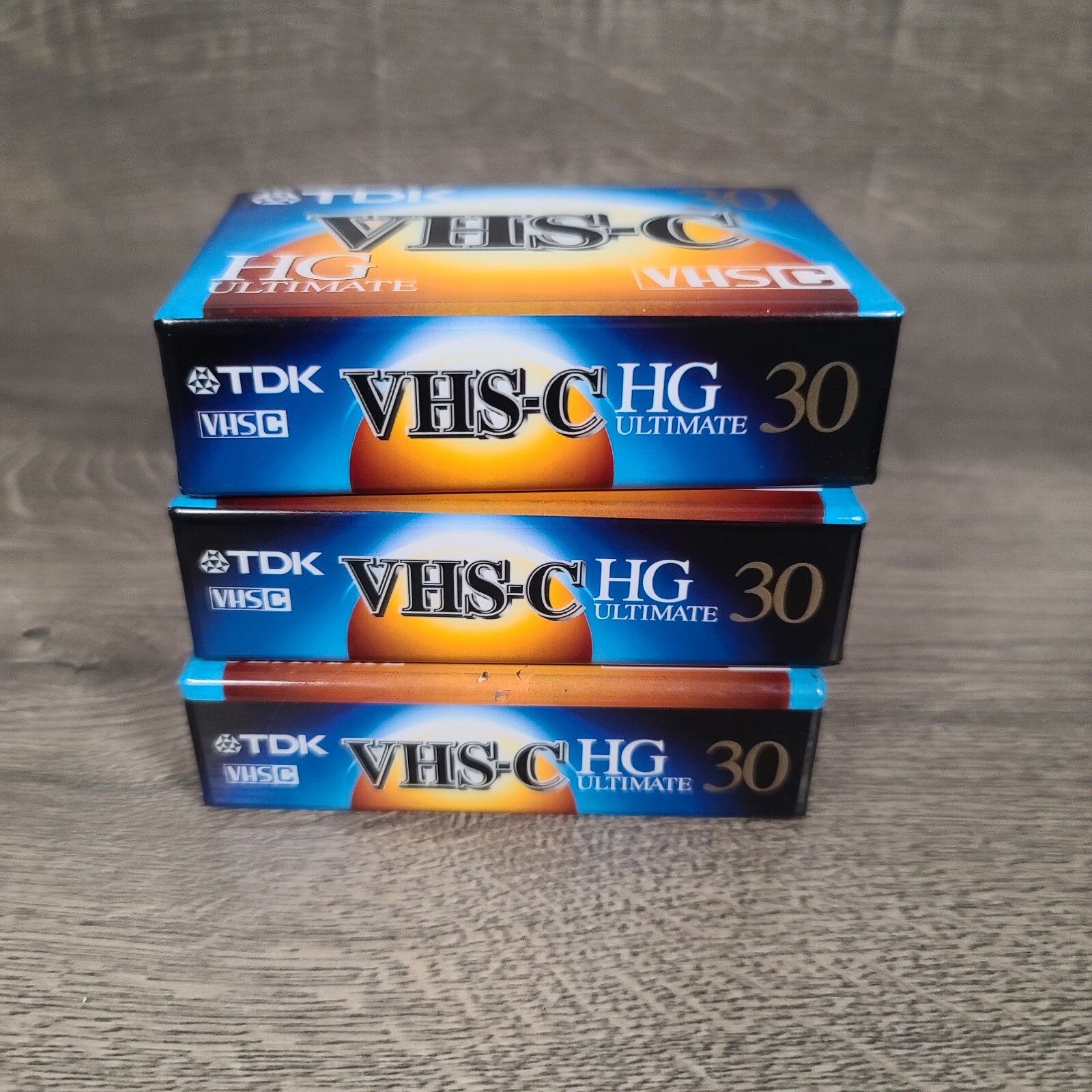Mix Lot of 5 VHS-C Blank Camcorder Tapes TDK HG Ultimate JVC EHG Maxell ...