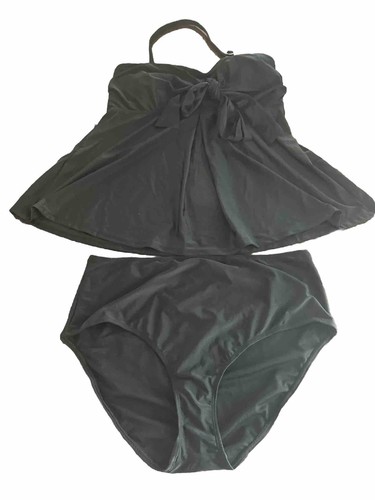 Women’s Two-Piece Black Tankini, Bathing Suit Size XXL | eBay