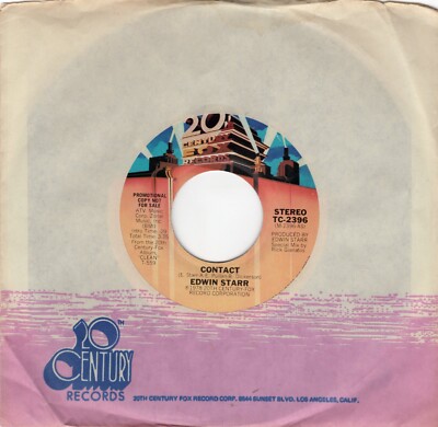 Edwin Starr – Contact 1978 20th Century Promo Soul Disco VG+ | eBay