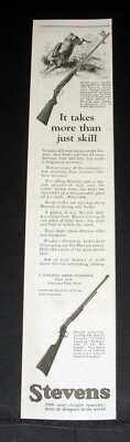 1923 OLD MAGAZINE PRINT AD, STEVENS ARMS, MODEL 330, IT TAKES MORE THAN ...