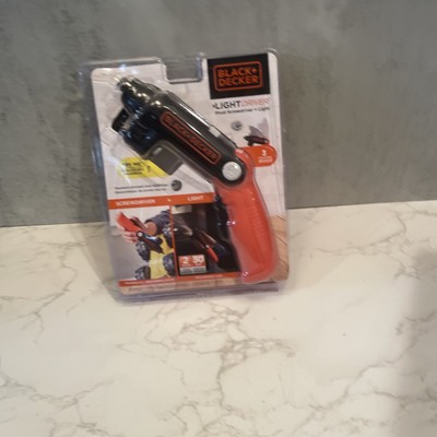 BLACK DECKER 4V MAX Cordless Screwdriver with LED Light (BDCSFL20C ...