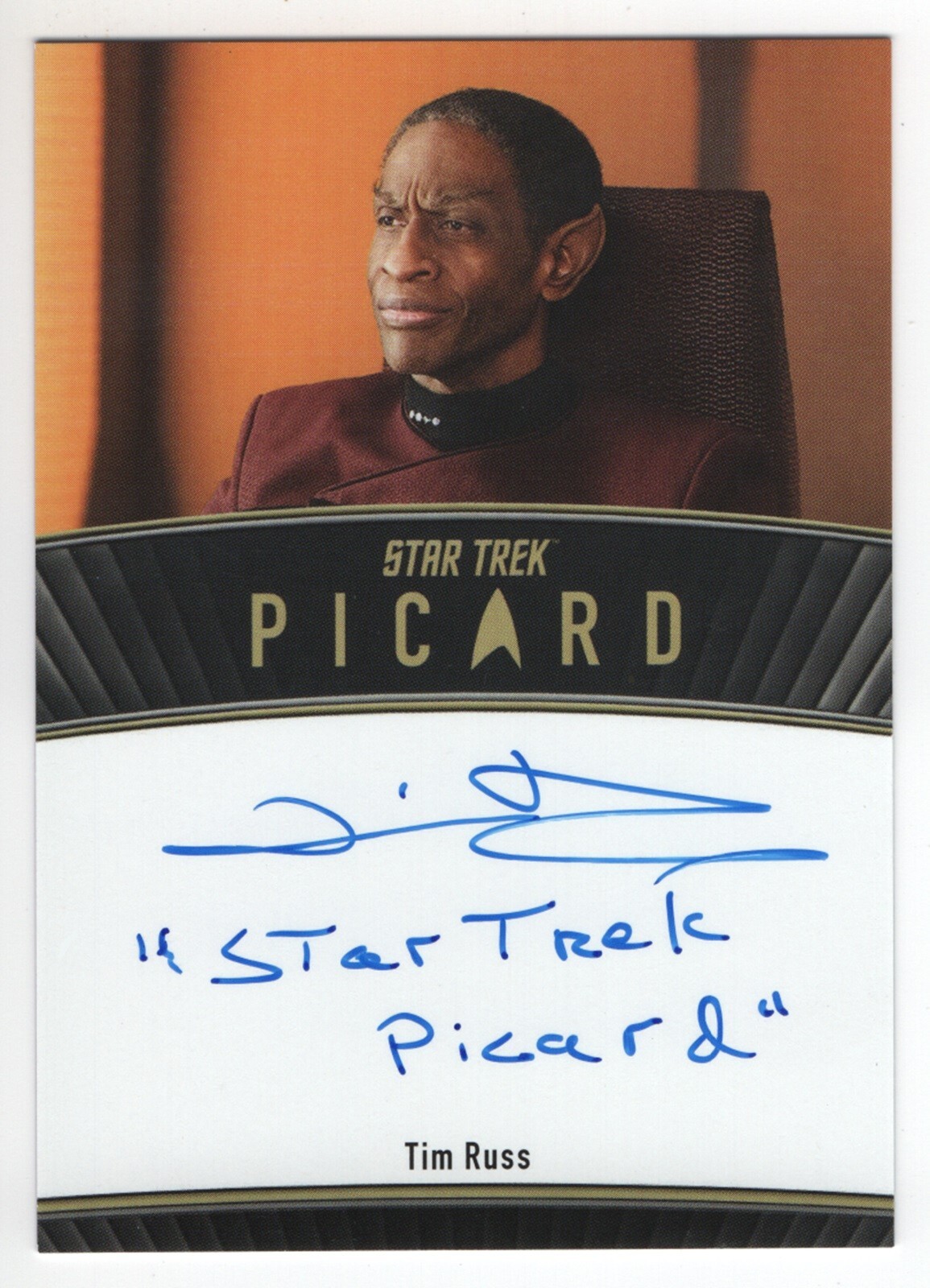 Star Trek Picard seasons 2 & 3 Tim Russ as Captain Tuvok Inscription ...