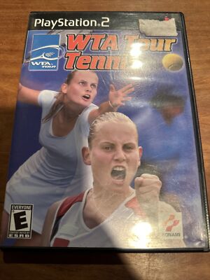WTA Tour Tennis (Sony PlayStation 2, 2002) PS2 w Case & Manual Very ...