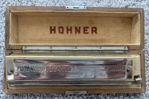 Hohner 64 Chromonica Harmonica 4 Chromatic Octaves Professional Model ...