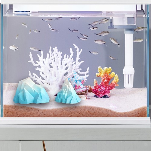 Aquarium Iceberg Decoration Fish Tank Accessories for Home Indoor ...