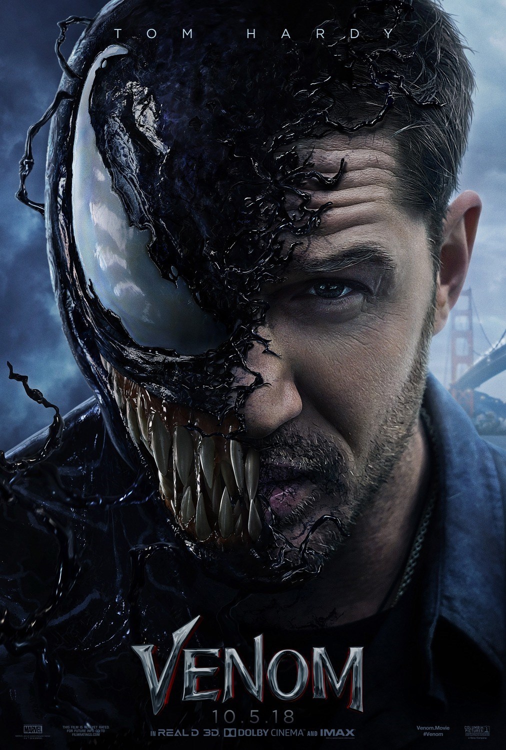 Venom "B" 11x17 Promo Movie POSTER Tom Hardy | eBay