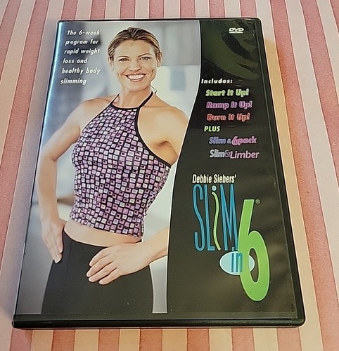 Debbie Siebers' Slim in 6 - 2-Disc DVD 2002 ~Very Good Start It Up ...