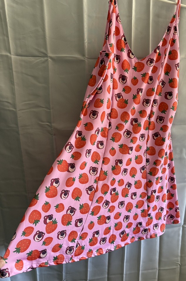 Cakeworthy Disney Pixar Lotso Bear Dress Strappy Toy Story Pink 3XL ...