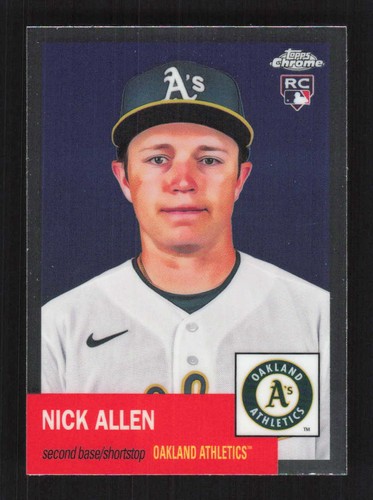 Nick Allen RC 2022 Topps Chrome Platinum Anniversary Oakland Athletics ...