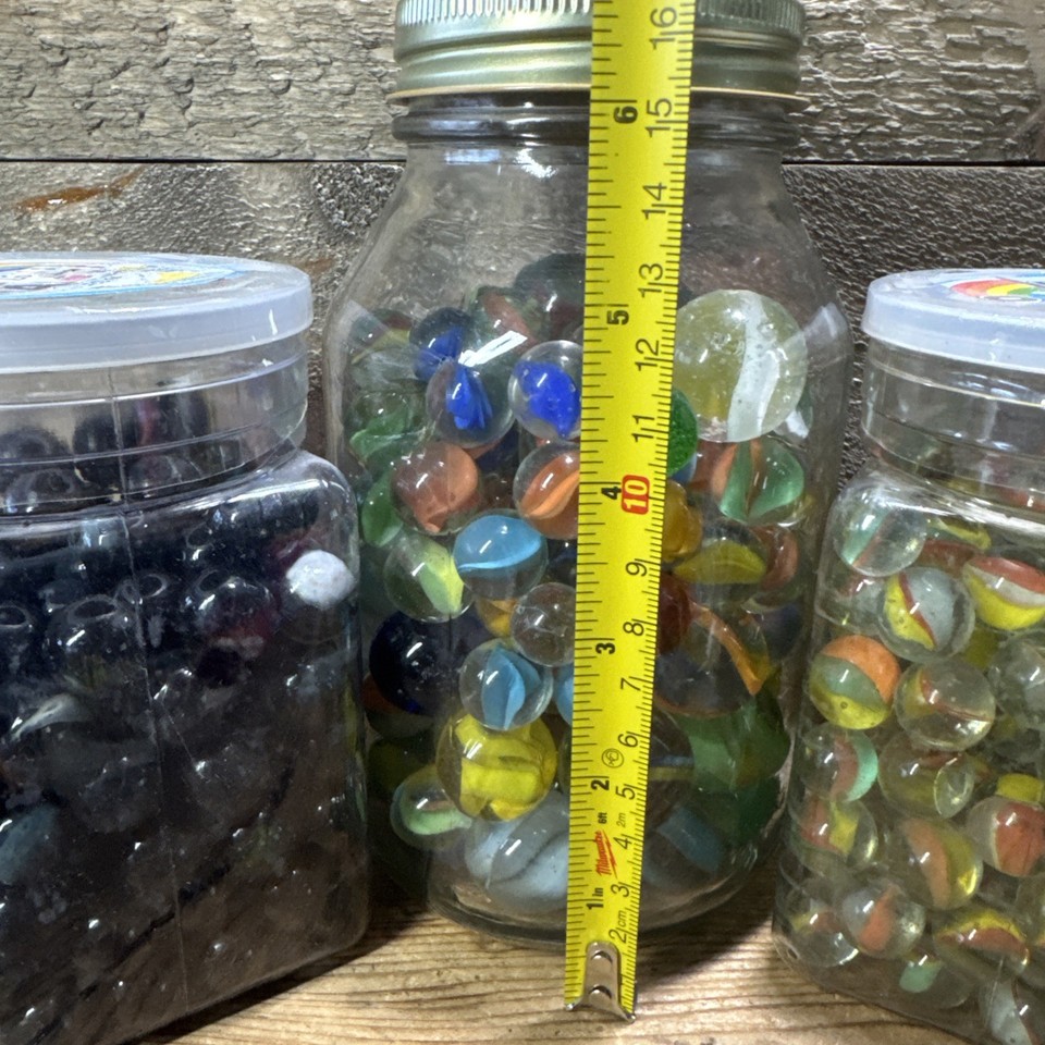 Lot Of Miscellaneous Marbles Different Sizes | eBay