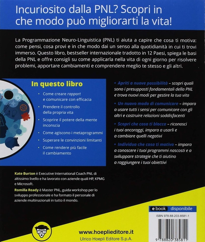 Kate Burton Chiara Cecutti Romilla Ready Alessandro PNL for Dummies ...