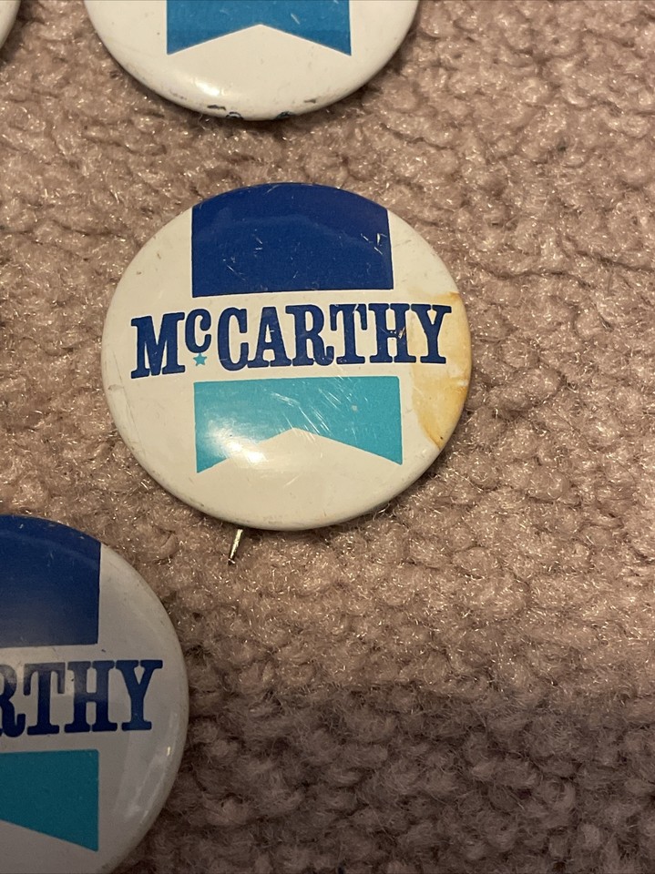 Eugene McCarthy 1968 campaign pin button political Lot Of 5 | eBay