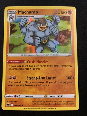 Machamp 088/196 - Pokemon TCG - SWSH Lost Origin - Holo Rare - Near ...