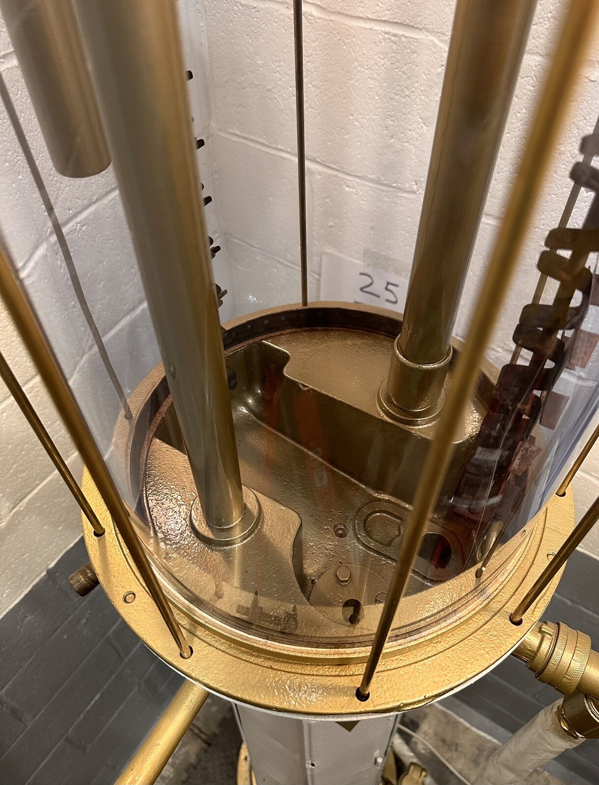 Original Fry model 71 Visible Gas Pump Standard Oil Gold Crown Milk ...