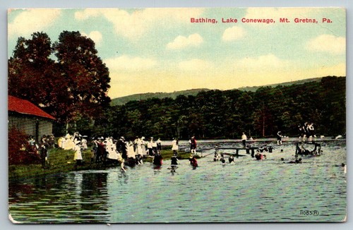 1911 Lake Conewago Mt. Gretna Pennsylvania Postcard | eBay